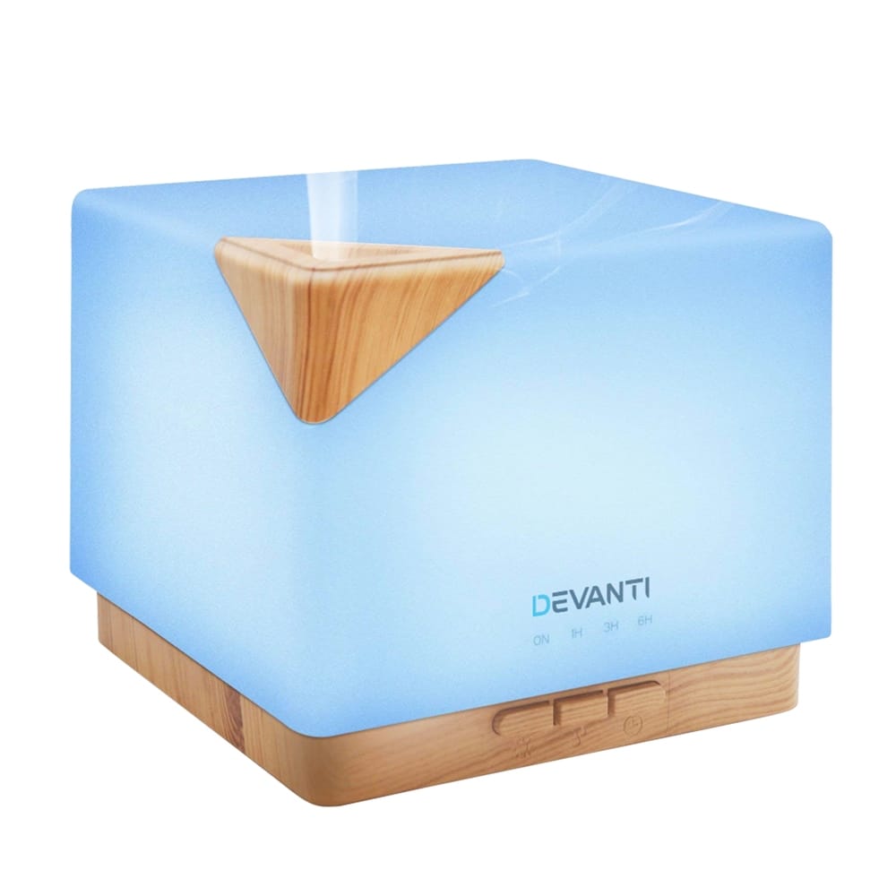 Square Shaped Devanti Aroma Diffuser - 600ml - Saffrosol